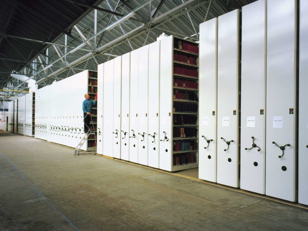Mobile Shelving for the University of Glasgow - Rackline