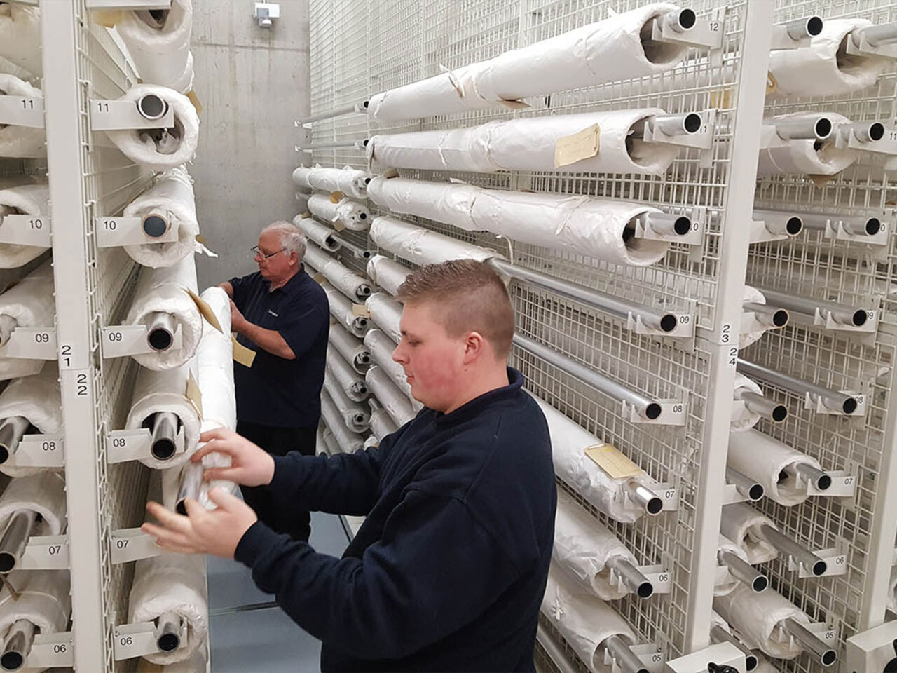 Pull Out Art Storage / Art Racking - Rackline