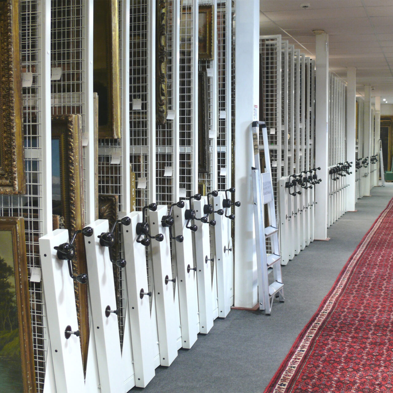 Pull Out Art Storage / Art Racking - Rackline