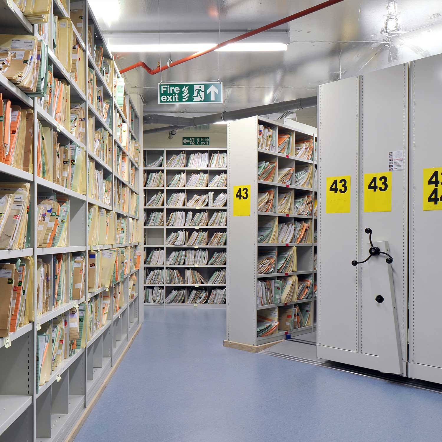 Mobile Shelving For Document Storage: Stop The Squeeze. - Rackline